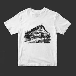 Old Rustic Barn Farm Ranch Cattle House Vintage Land Scene Shelter Svg ...