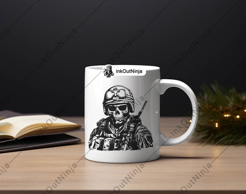 Skeleton Army US Soldier Skull Pilot Troops Operative Swat Corpse Svg ...