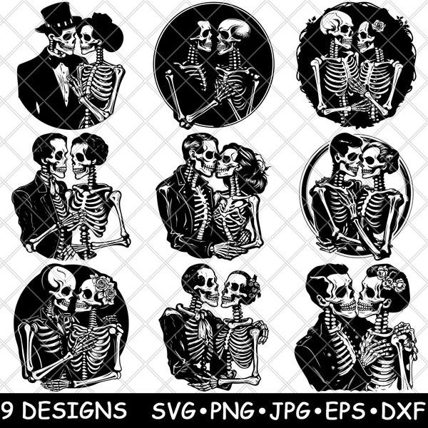 Skeleton Couple - Etsy