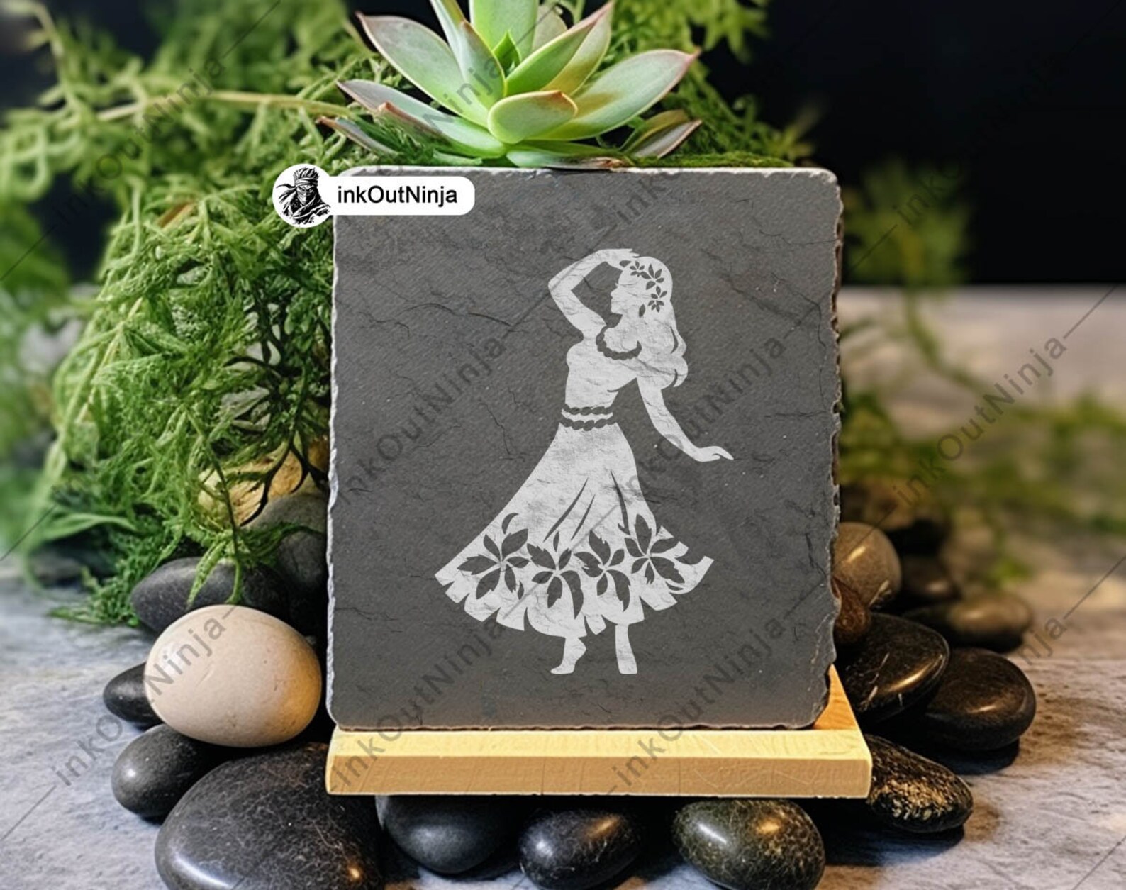 Hula Dancer Hawaiian Girl Polynesian Island Pacific Luau Ritual Svg,dxf ...