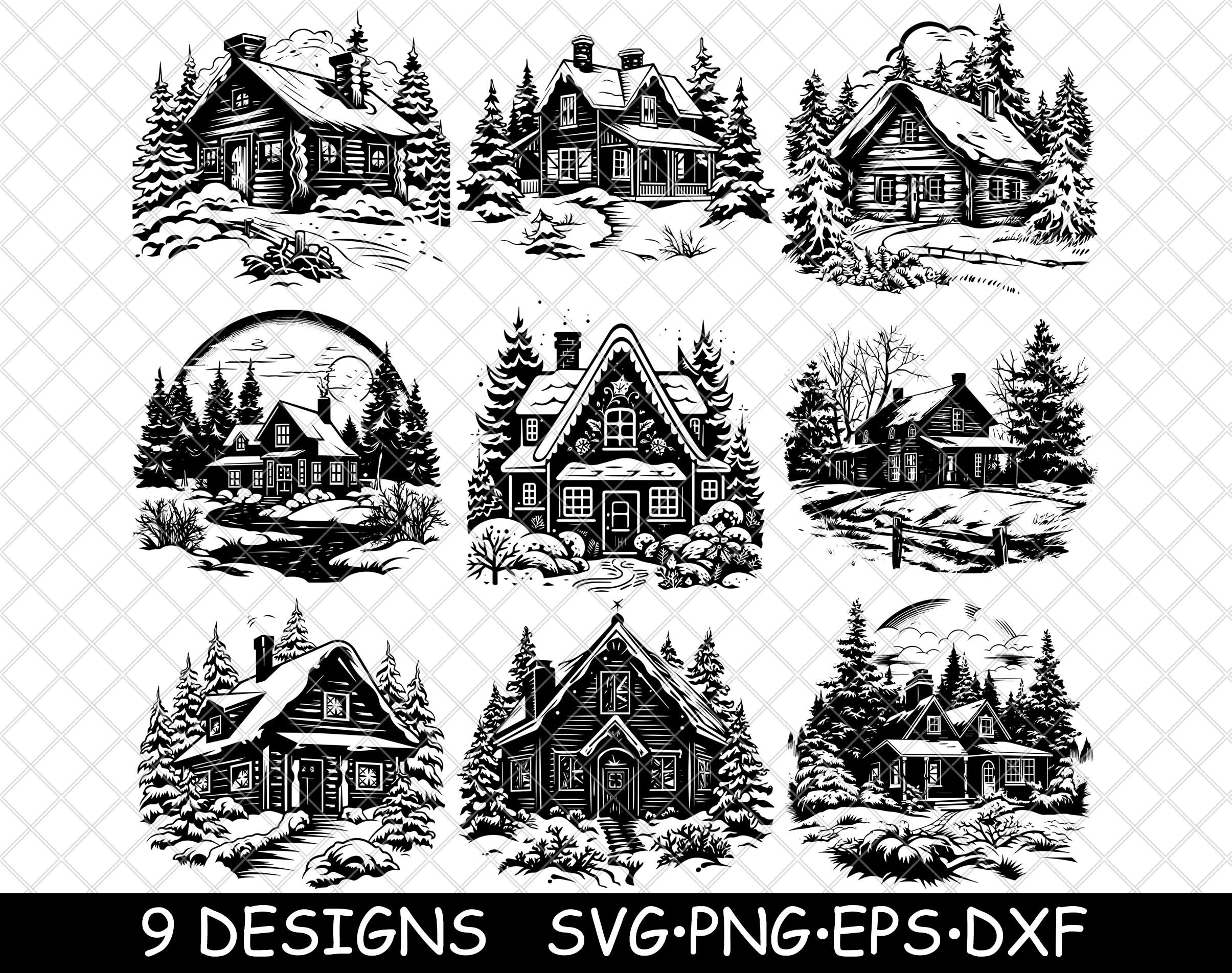 Snowy Woods Clipart