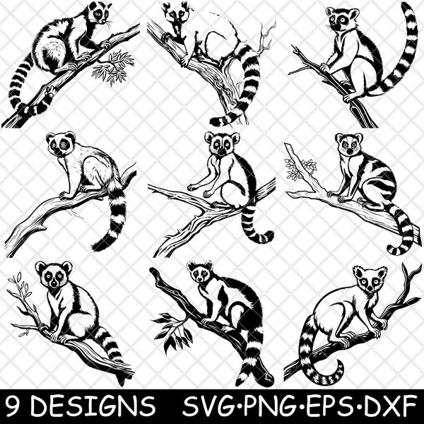 Lemur Print - Etsy