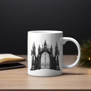 Gothic Castle Gate Medieval Iron Arch Fantasy Entrance Laser File SVG ...