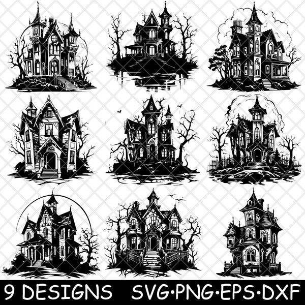 Haunted House - Etsy