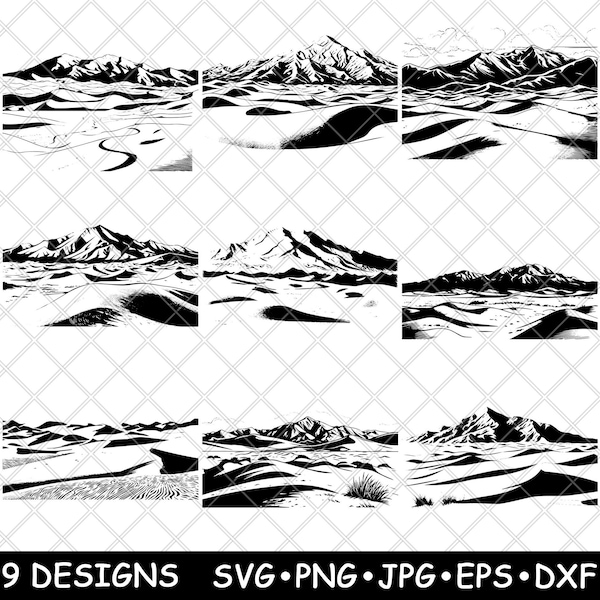 Dunes Svg - Etsy