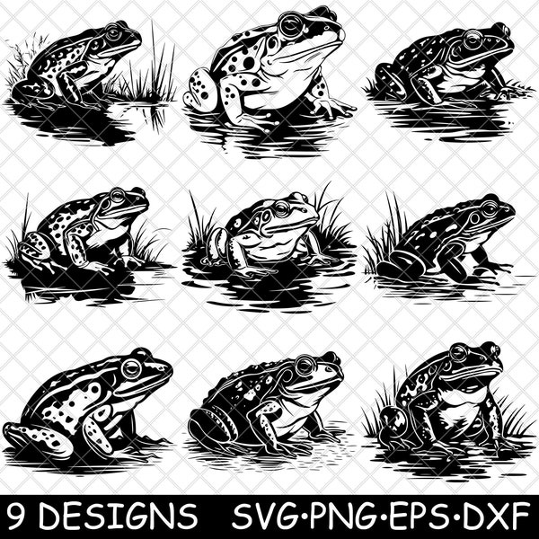 Frog Coaster Svg - Etsy