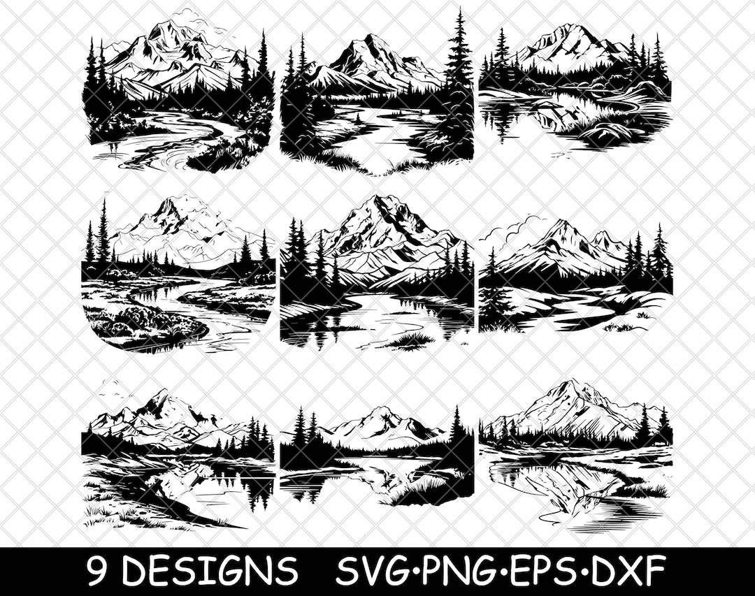 Denali National Park Alaska Mount Mckinley Preserve Wildlife Trail Svg ...
