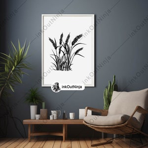 Palay Rice Paddy Crop Grain Staple Asian Farm Cereal Plant Field Svg ...