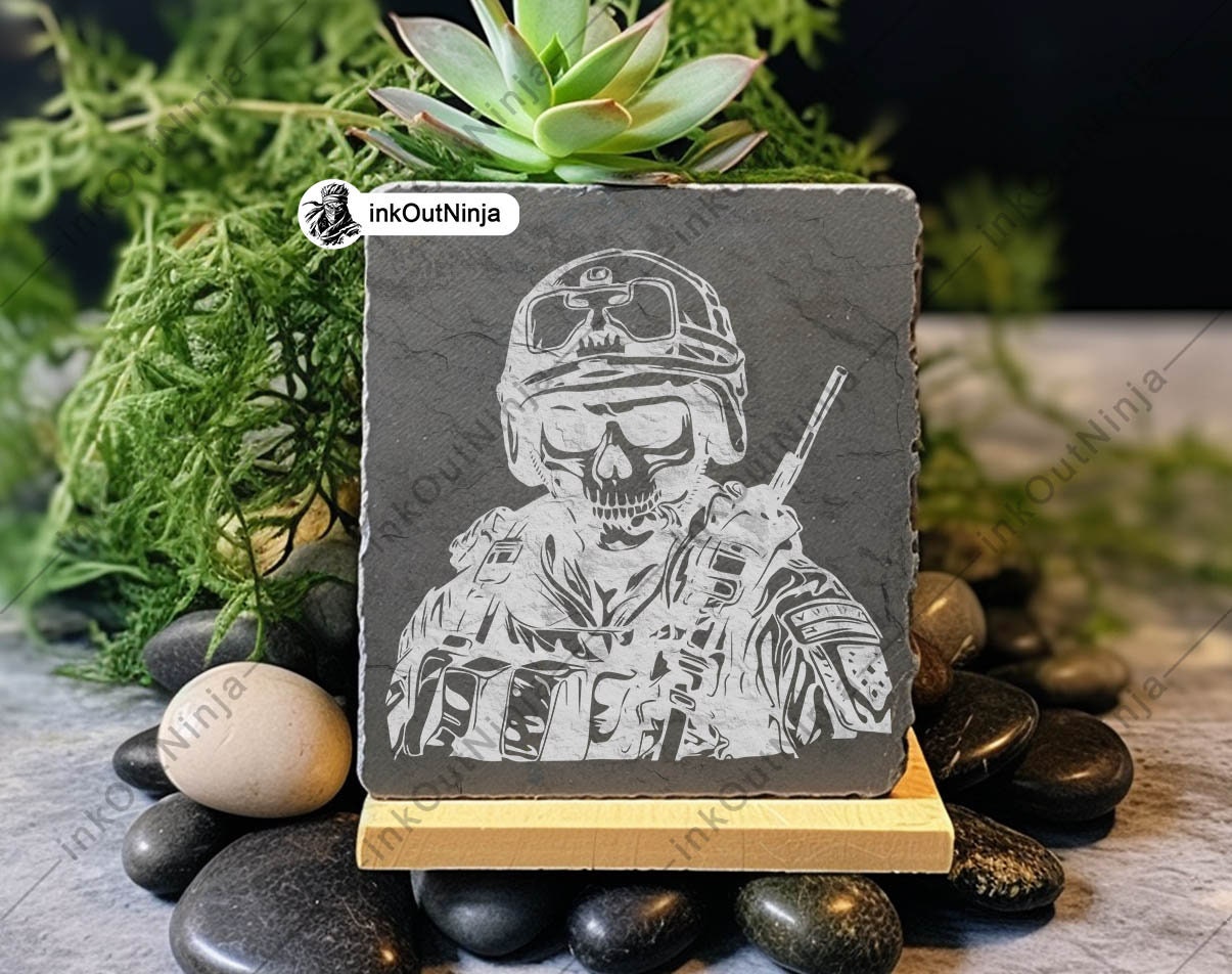 Skeleton Army US Soldier Skull Pilot Troops Operative Swat Corpse Svg ...