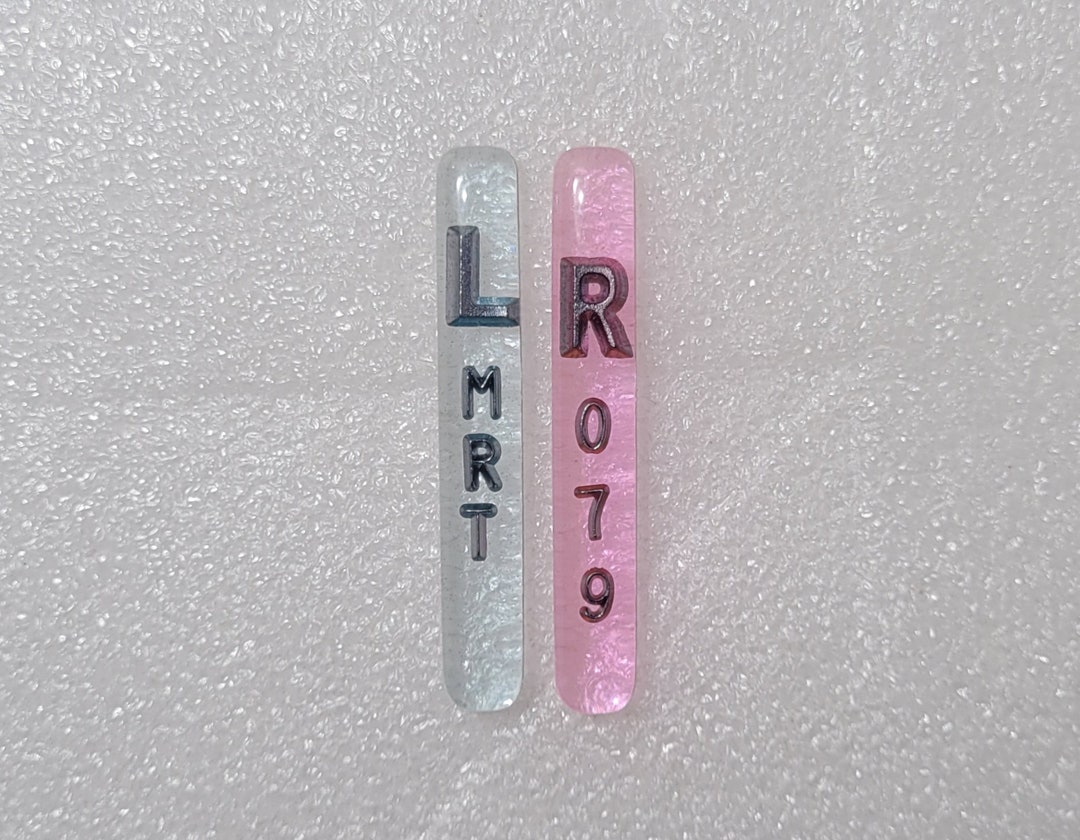 Personalized X-ray Markers: Vertical Initialed Lead Markers, Slim ...