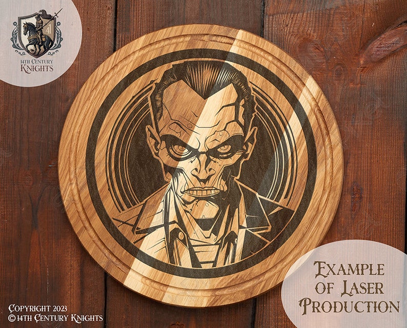 Vector SVG Daemon for Laser Engraving, Digital Artwork Download for ...