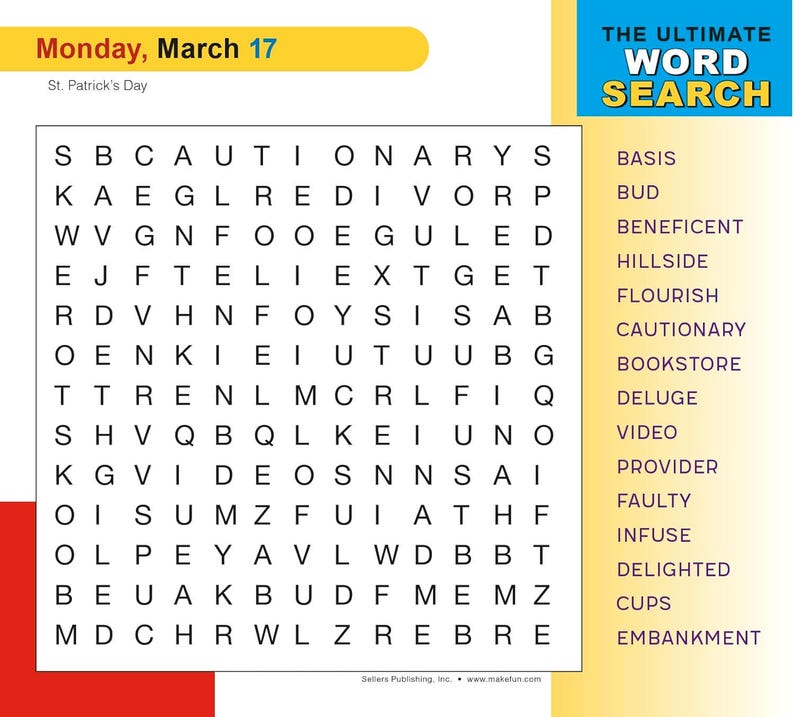 The Ultimate Word Search 2025 Boxed Daily Desk Calendar - Etsy