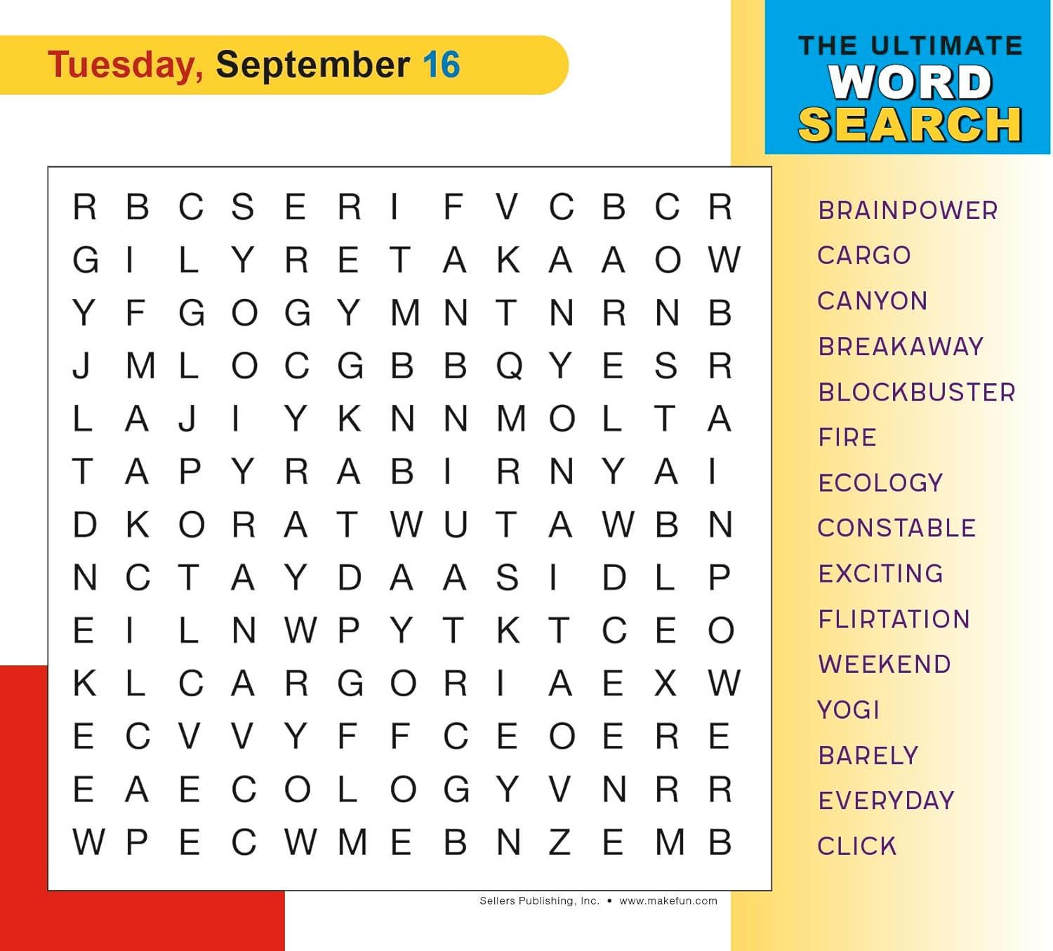 The Ultimate Word Search 2025 Boxed Daily Desk Calendar - Etsy