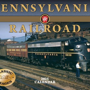 Pennsylvania Trains Railroad 2025 Wall Calendar - Etsy