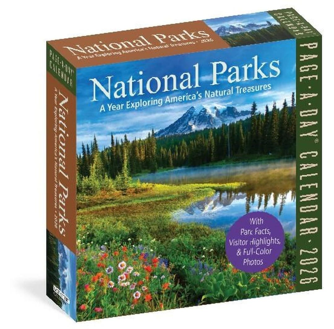 National Parks Page-a-day® Calendar 2026: A Year Exploring America's ...