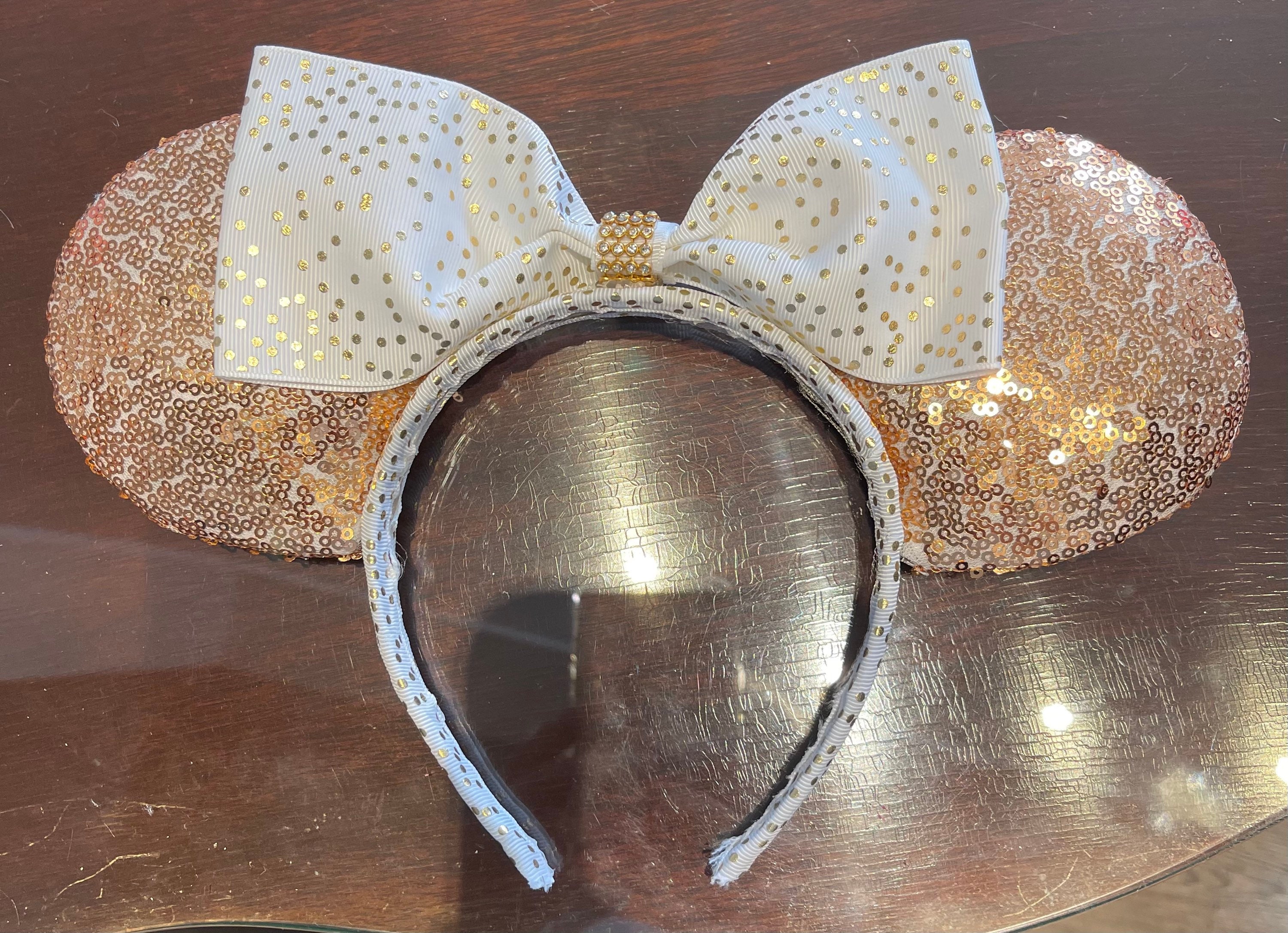 Oreilles de Mickey dor rose - Etsy France