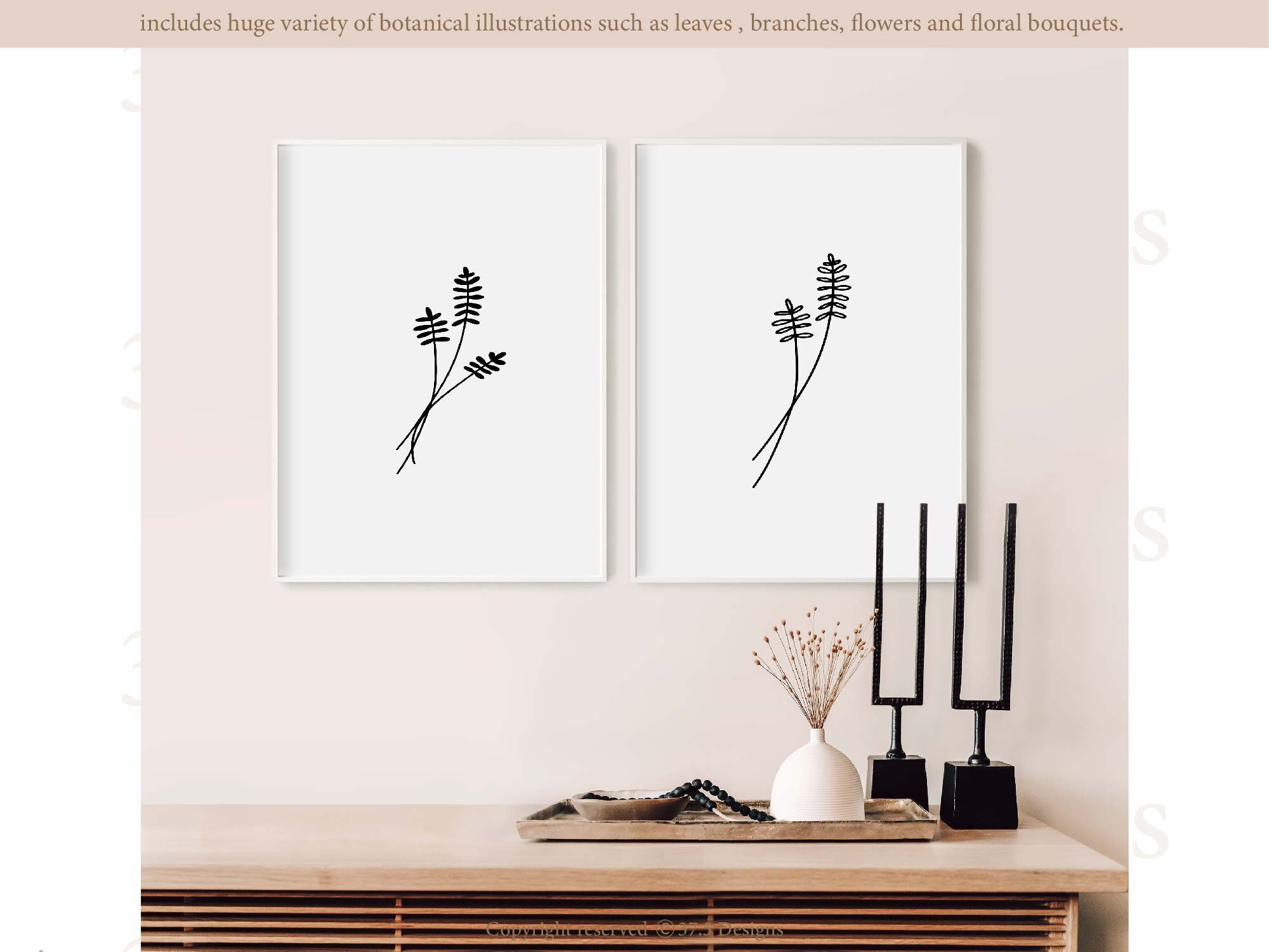 70 Botanical Svg Bundle Floral Svg flower Svg botanical Clipart flower ...