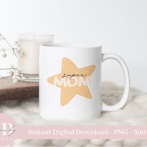 Happy Mother's Day PNG, Mothers Day Card Design, Birthday Card, Super ...