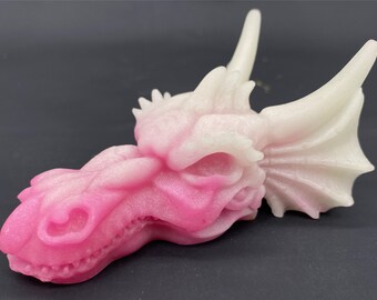Carved Stone Dragon Head - Etsy
