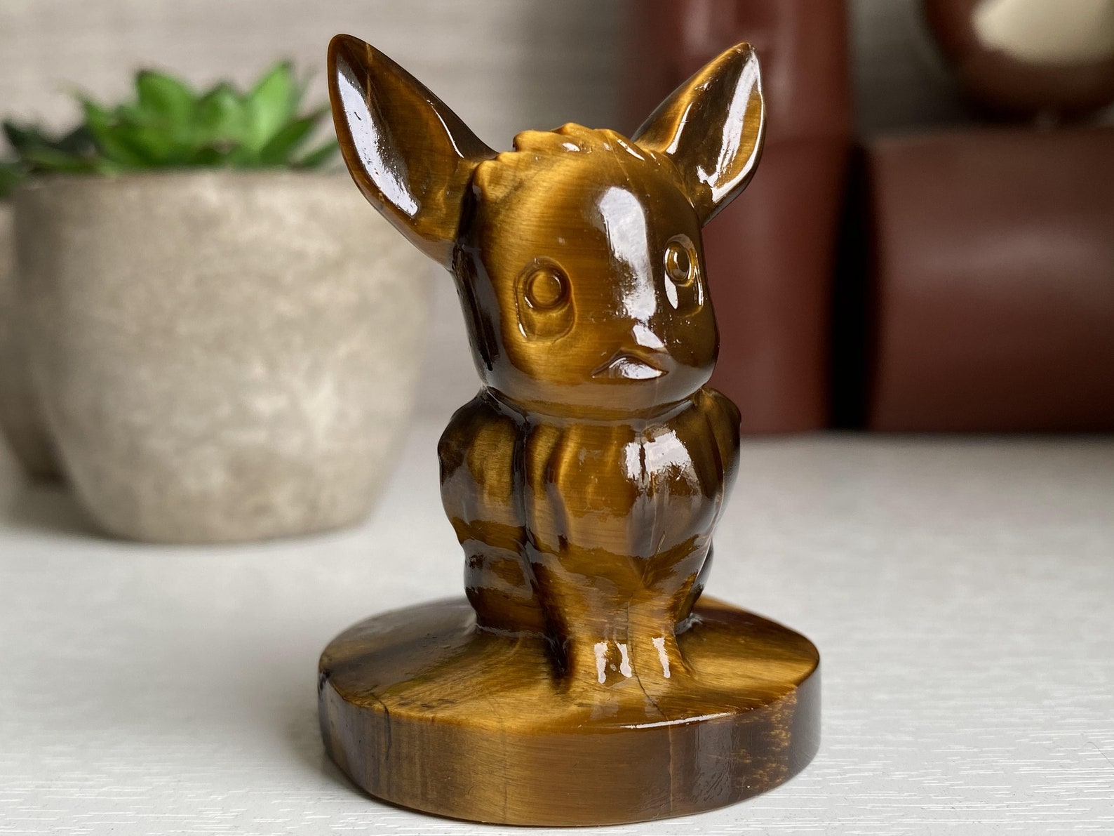 2.2 Natural Tiger's Eye Jasper Hand Carved - Etsy