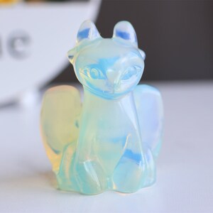 2.3inch Opalite Carved Light Fury,quartz Crystal Skull,light Fury ...