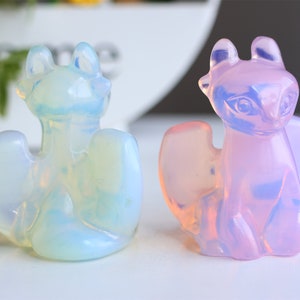 2.3inch Opalite Carved Light Fury,quartz Crystal Skull,light Fury ...