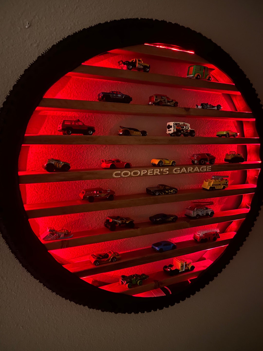 29 Original Personalized Tire Shelf Toy Car Display Toy Train Display ...