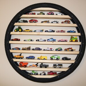 Original Personalized Tire Shelf || Toy Car Display || Toy Train ...