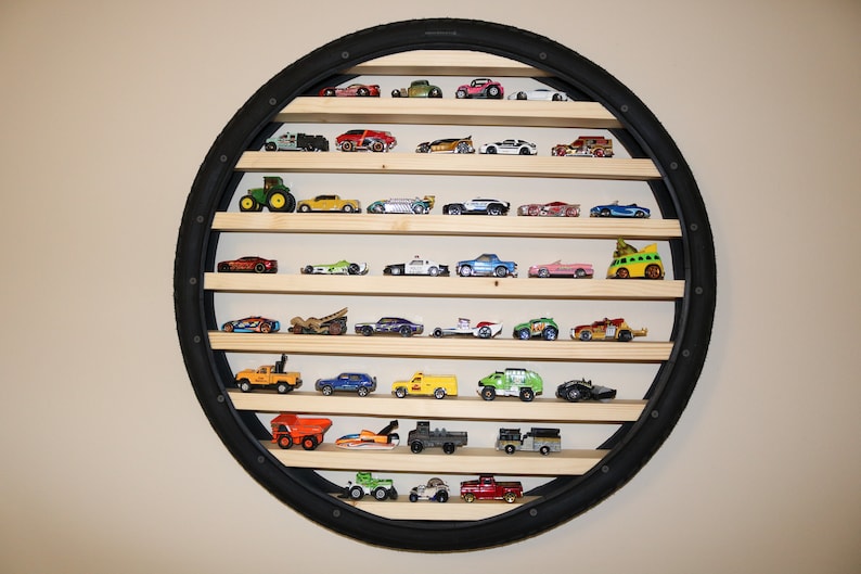 Original Personalized Tire Shelf || Toy Car Display || Toy Train ...