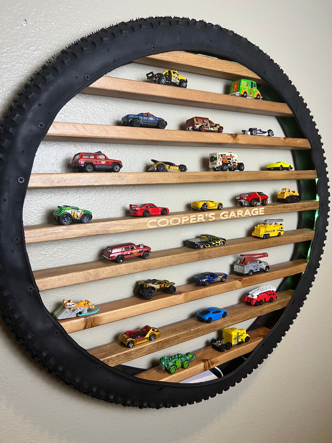 Original Personalized Tire Shelf Toy Car Display Toy - Etsy