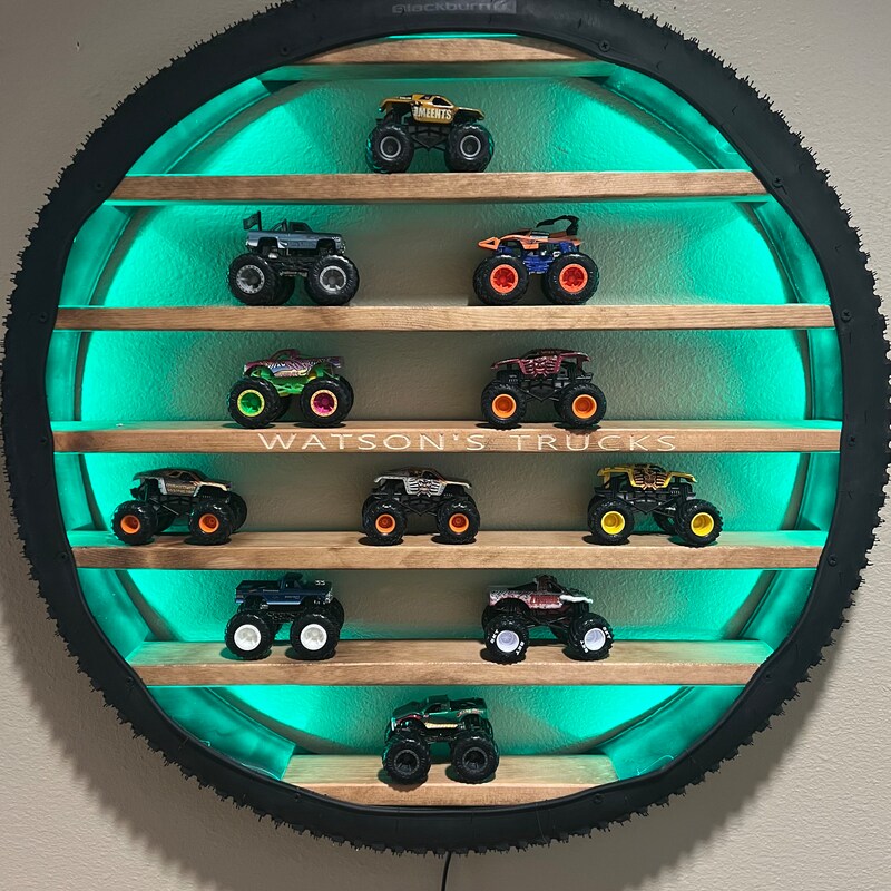 Monster Truck Kids Shelf - Etsy