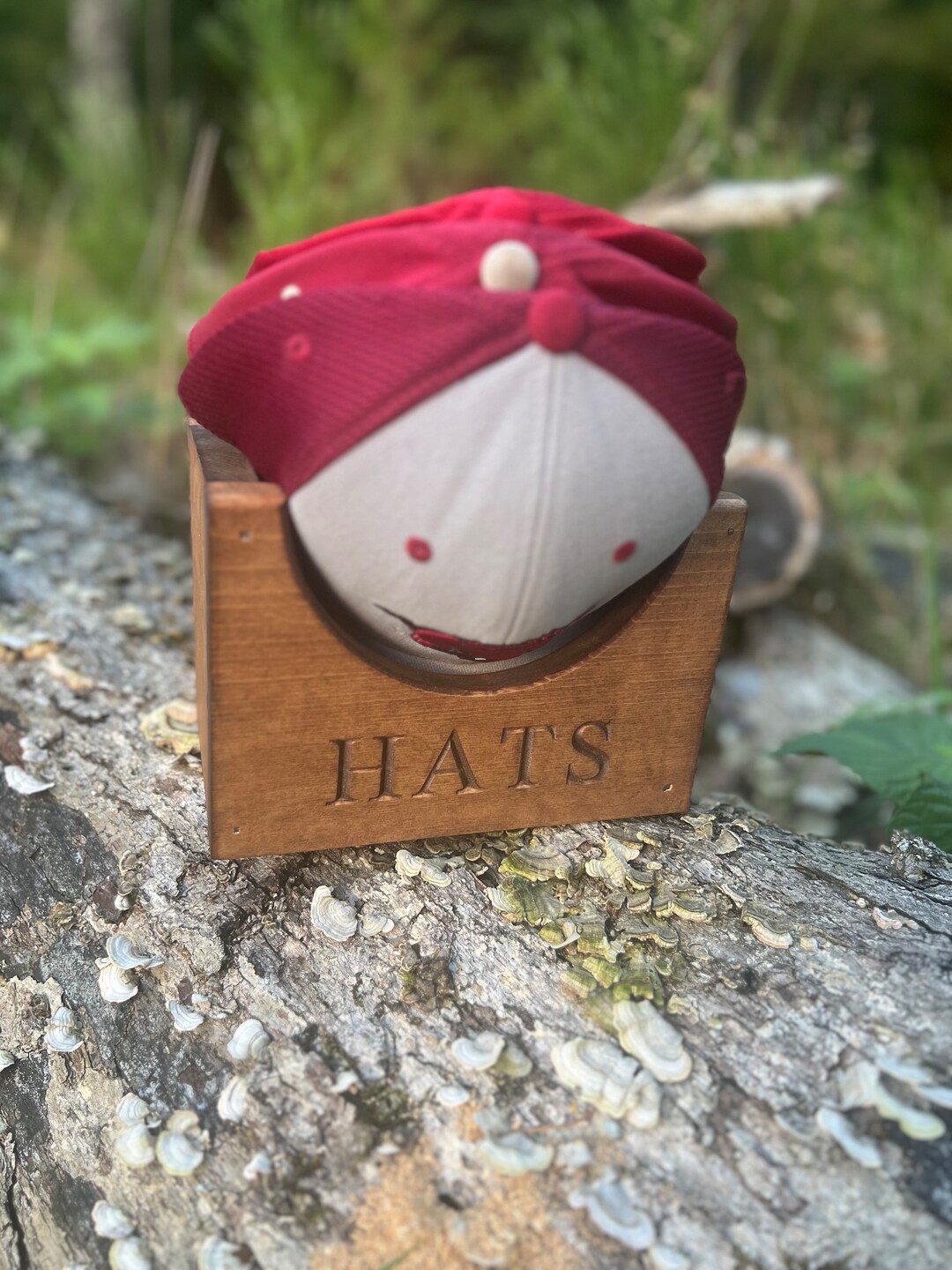 Wooden Hat Holder | Baseball Hat Holder | Wood Hat Box | Hat Organizer ...