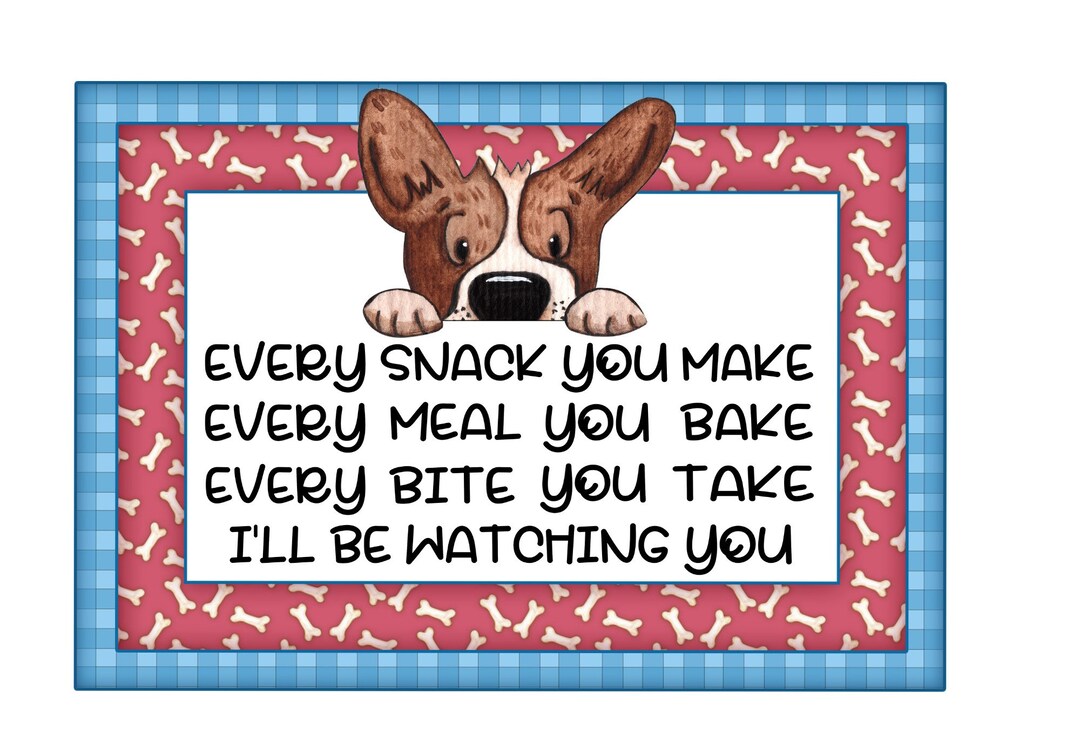 Cute Dog Sign, Wreath Sign, Wreath Attachment, Metal Sign, Door Hanging ...