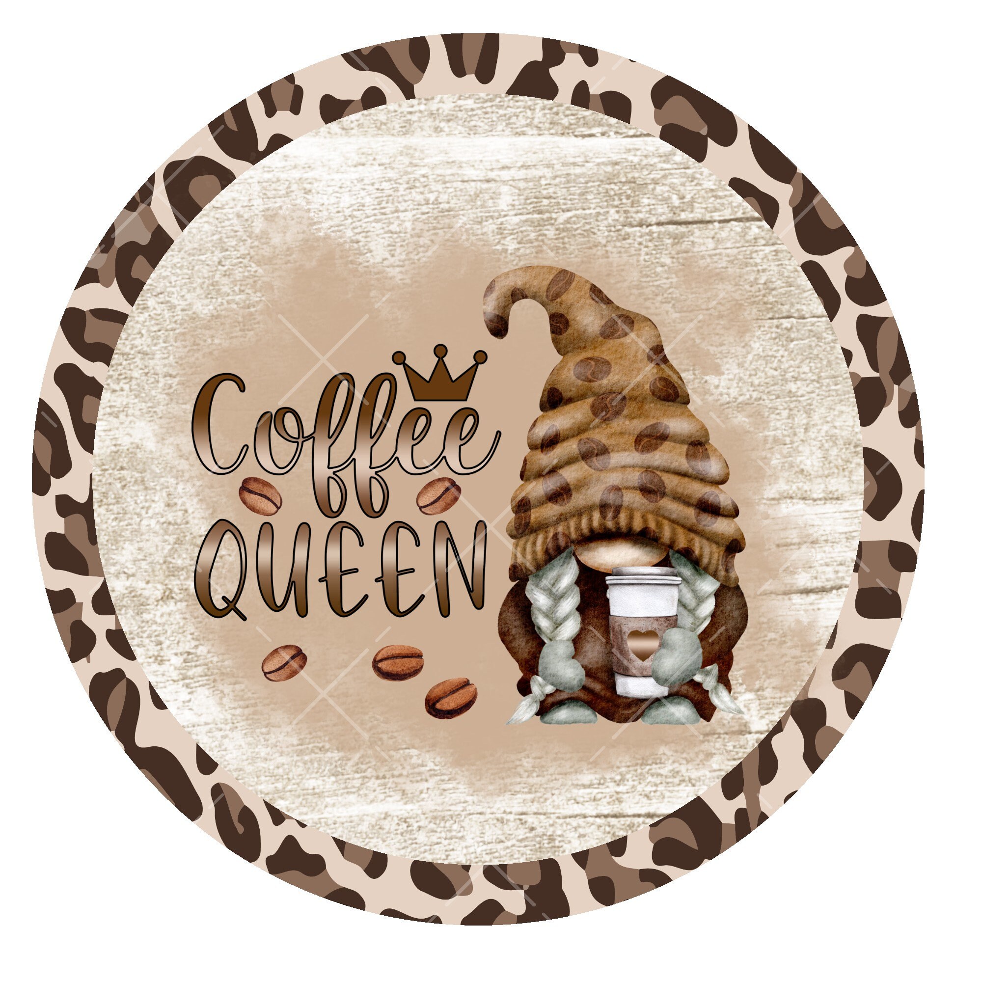 Coffee Queen Wreath Sign Signs for Wreaths Metal Wreath - Etsy