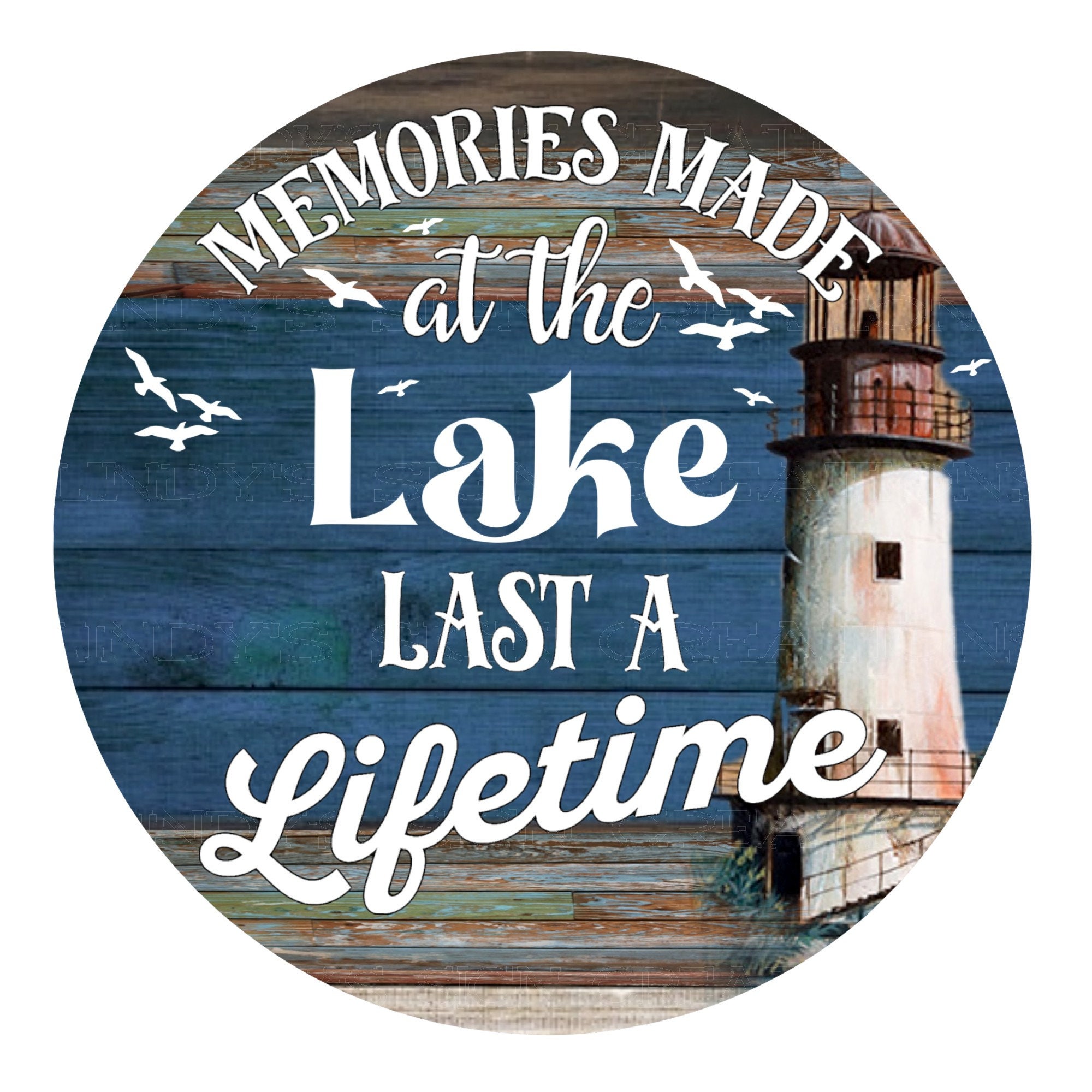 Lake Life Wreath Sign Metal Wreath Sign Sign for Wreaths - Etsy