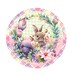 Bunny in Florals Wreath Sign, Easter Wreath Sign, Signs for Wreaths ...
