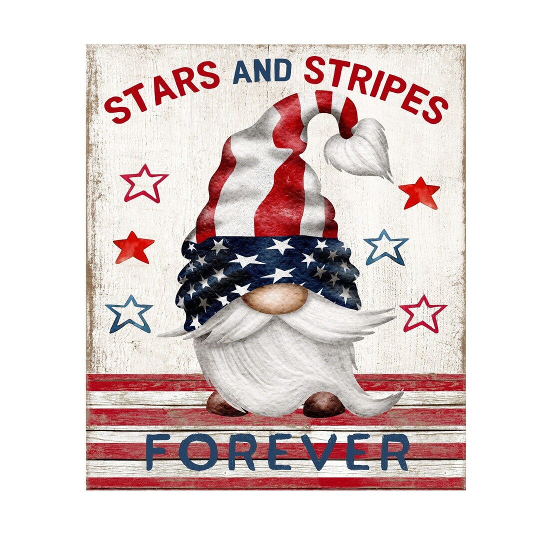 Stars and Stripes Forever Wreath Sign, Wreath Attachment, Patriotic ...