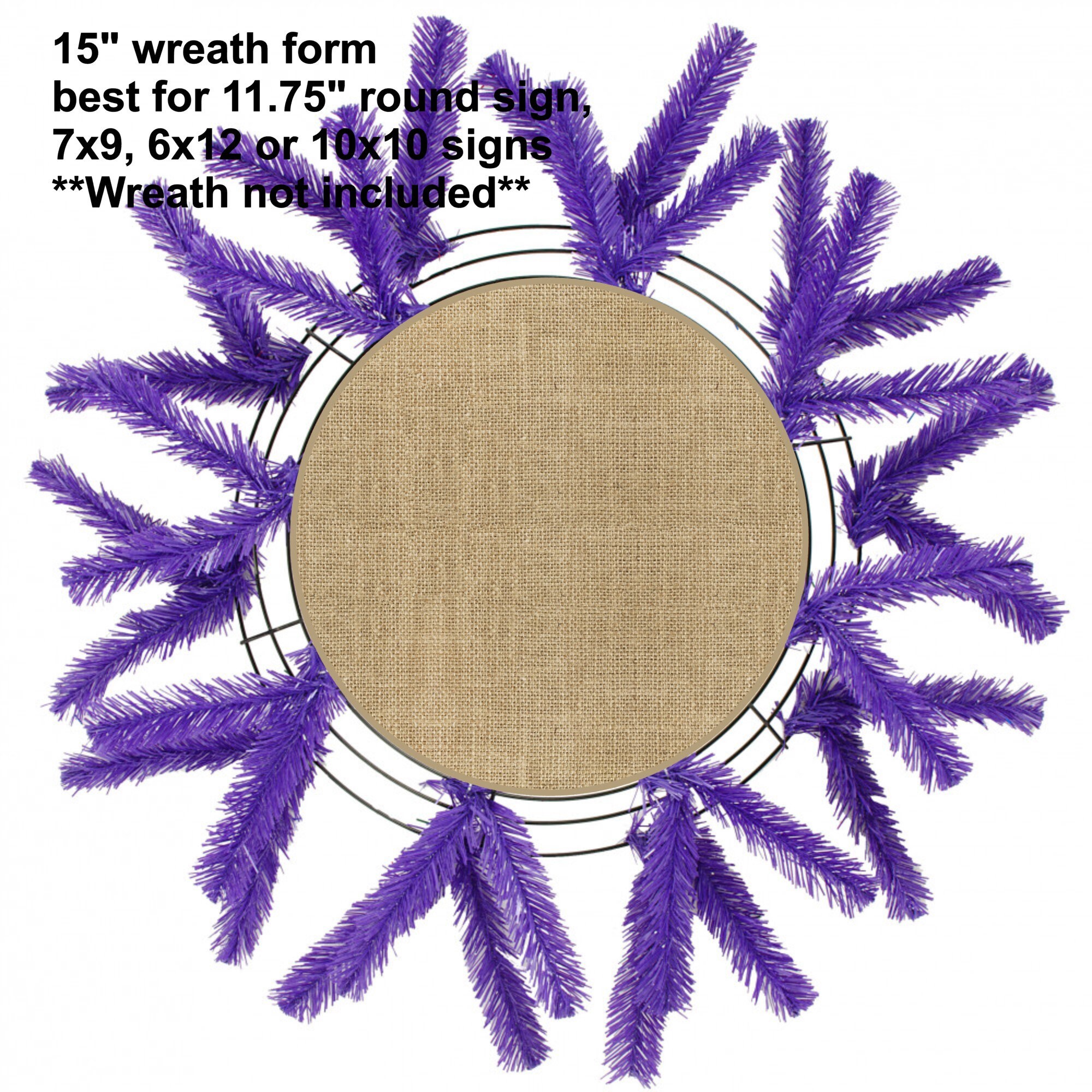 Round boo eek pumpkin wreath sign Halloween wreath sign - Etsy.de