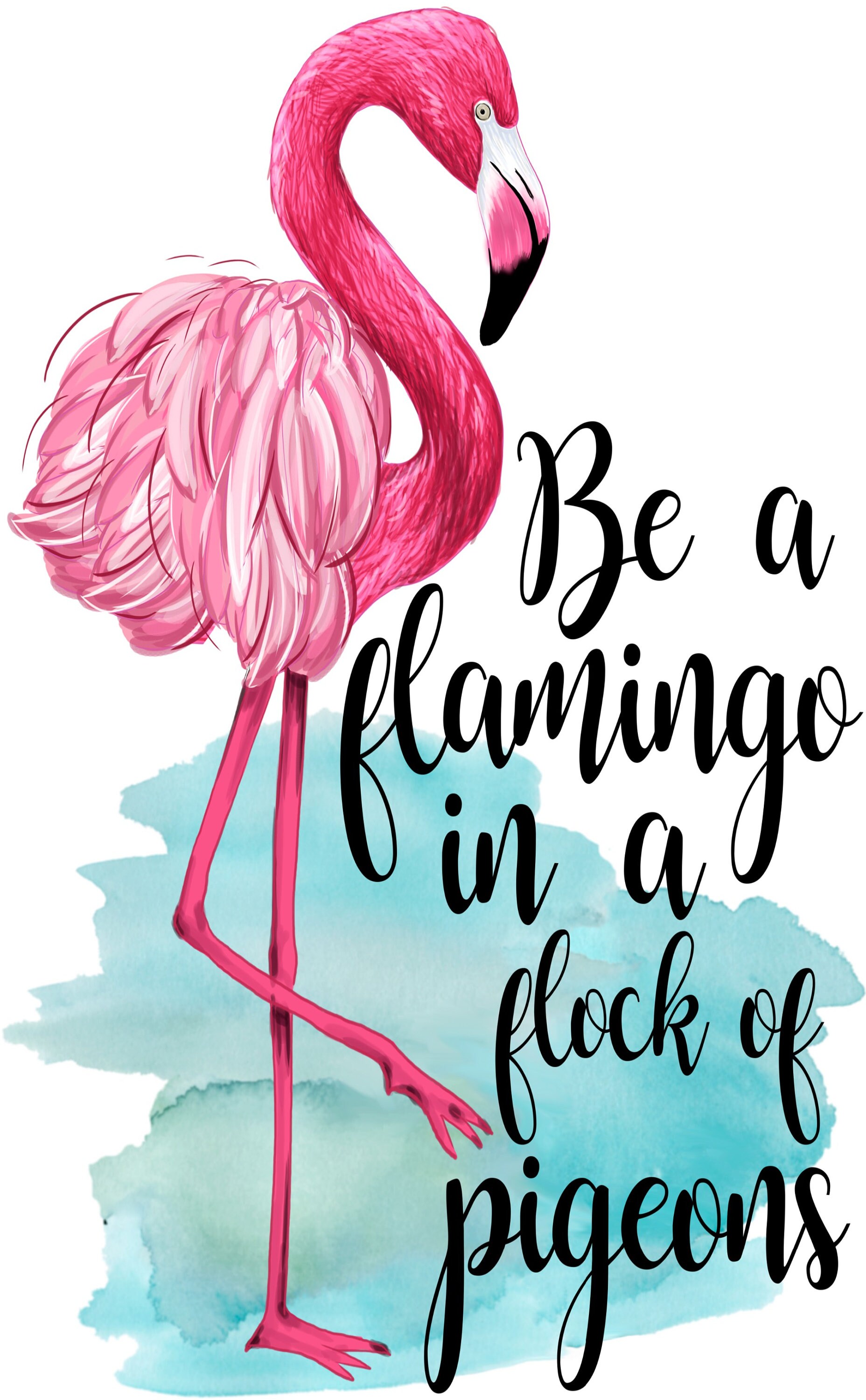 Wreath sign flamingo sign wreath attachment be a flamingo - Etsy.de