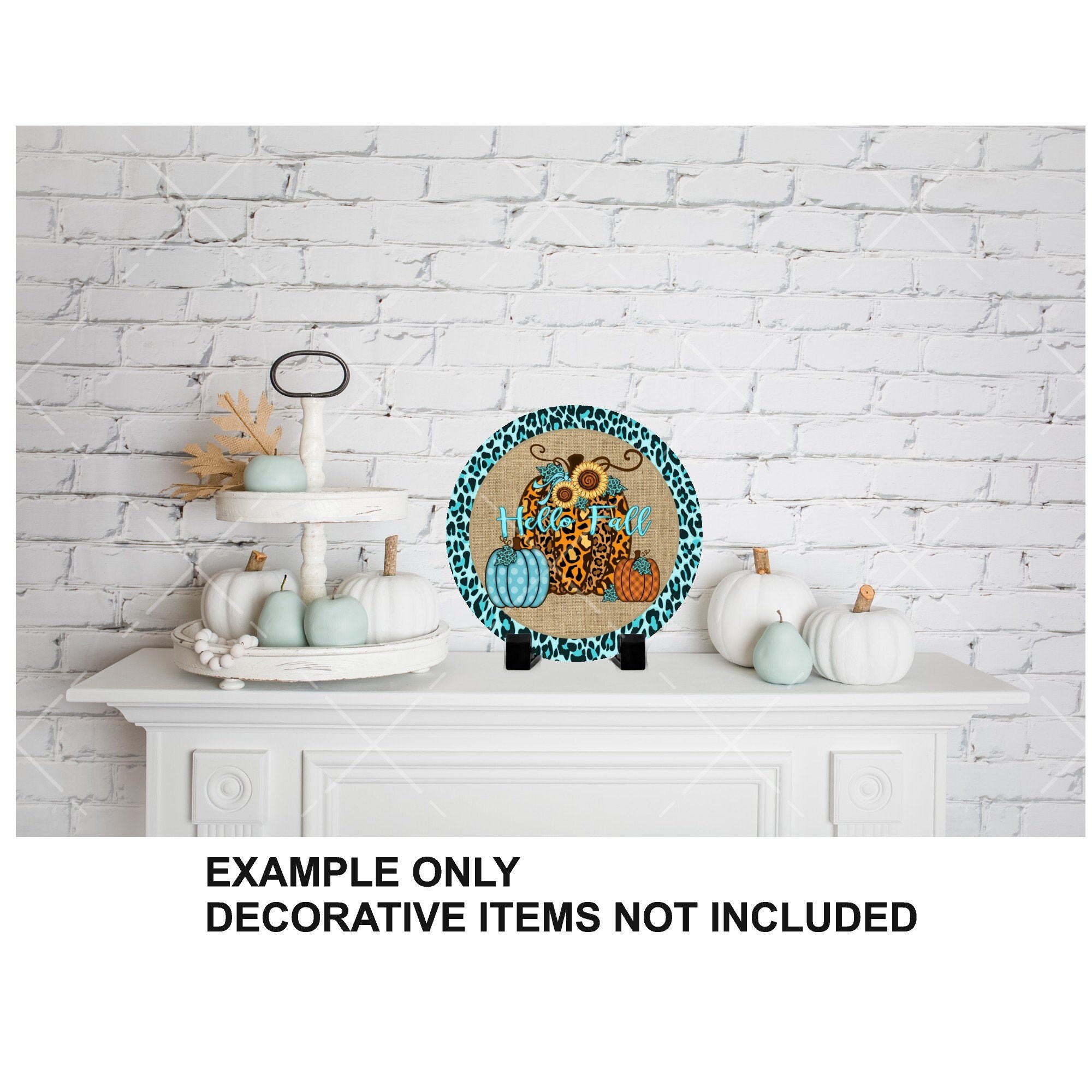 Round Santa Face Sign Wreath Sign Wreath Attachment Metal - Etsy