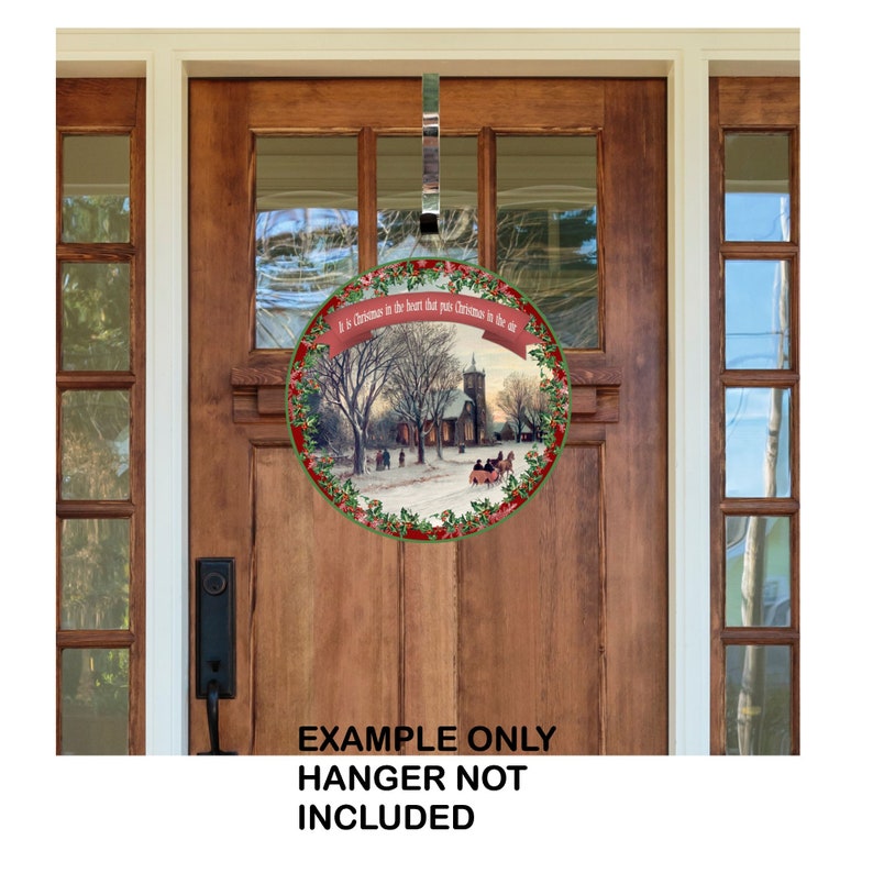 Christmas Wreath Sign Metal Wreath Sign Signs for Wreaths - Etsy