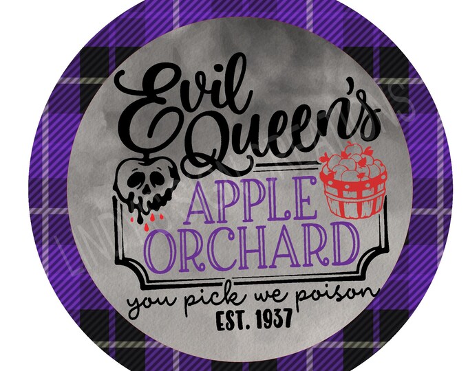 Evil Queen Wreath Sign Halloween Wreath Sign Wreath - Etsy