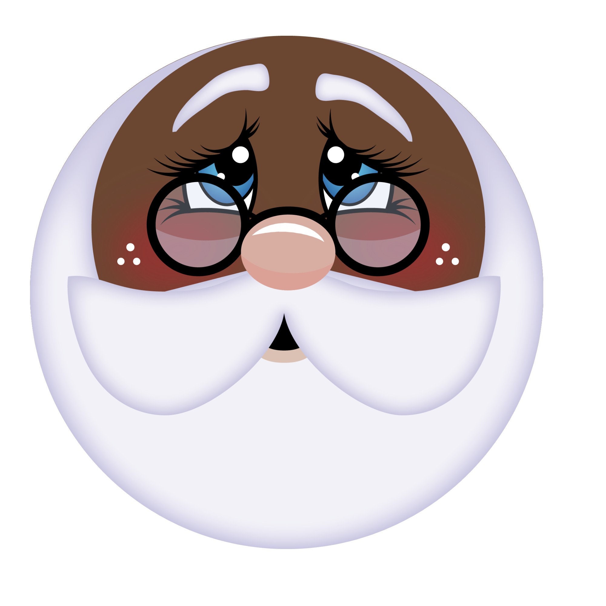 Sad Santa Clip Art