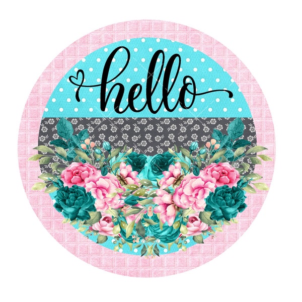 Hello Wreath - Etsy
