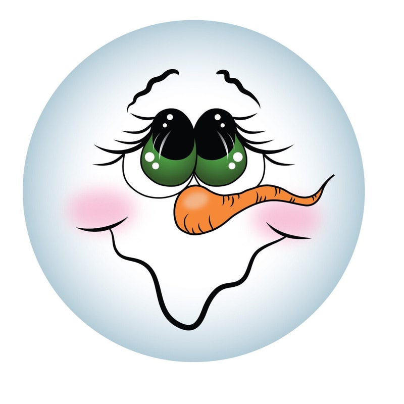Snowman Eyes Clipart - Etsy