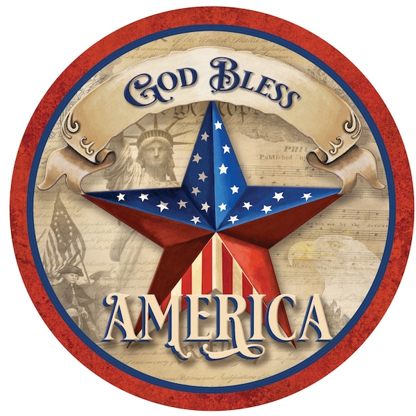 God Bless America Sign - Etsy