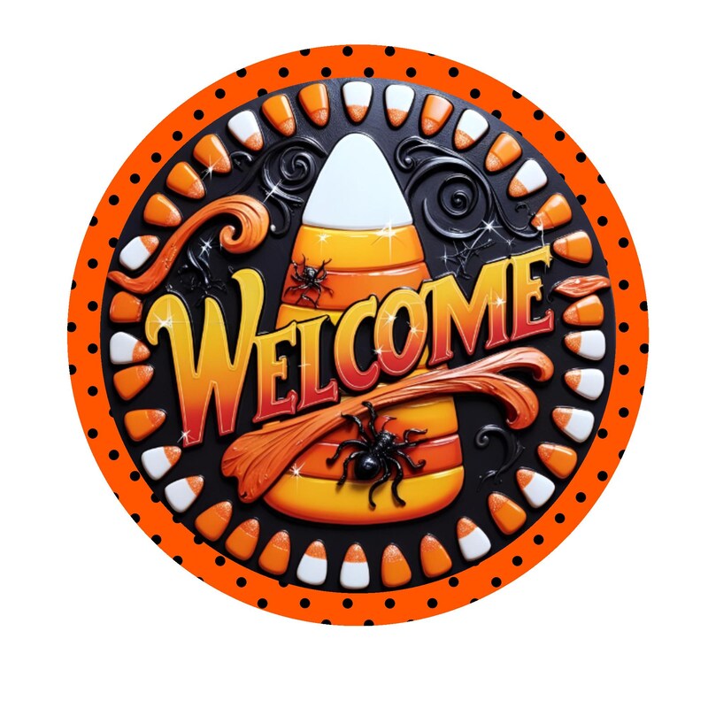 Candy Corn Sign - Etsy