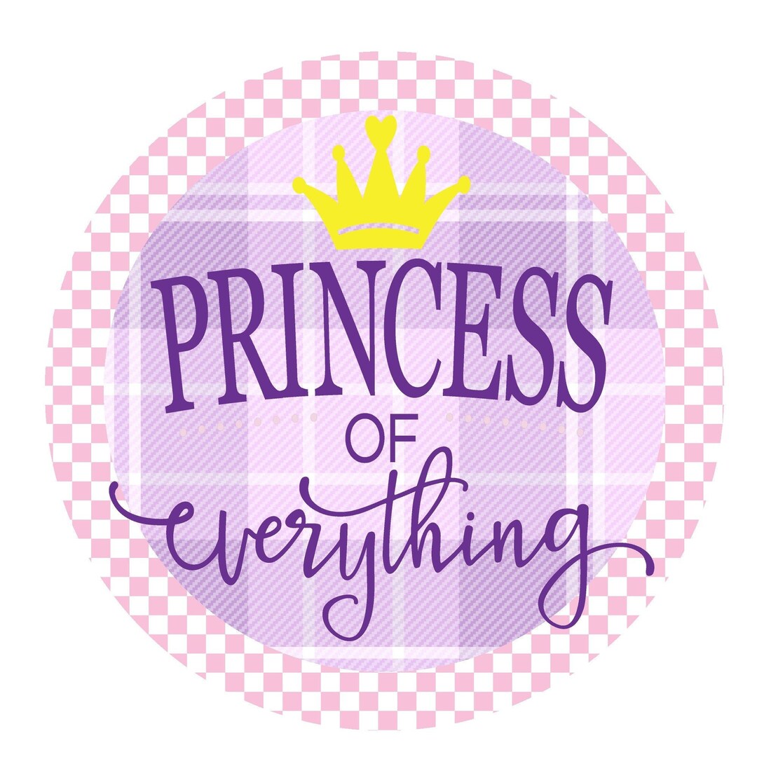 Princess of Everything Wreath Sign, Metal Wreath Sign, Girls Room Sign ...