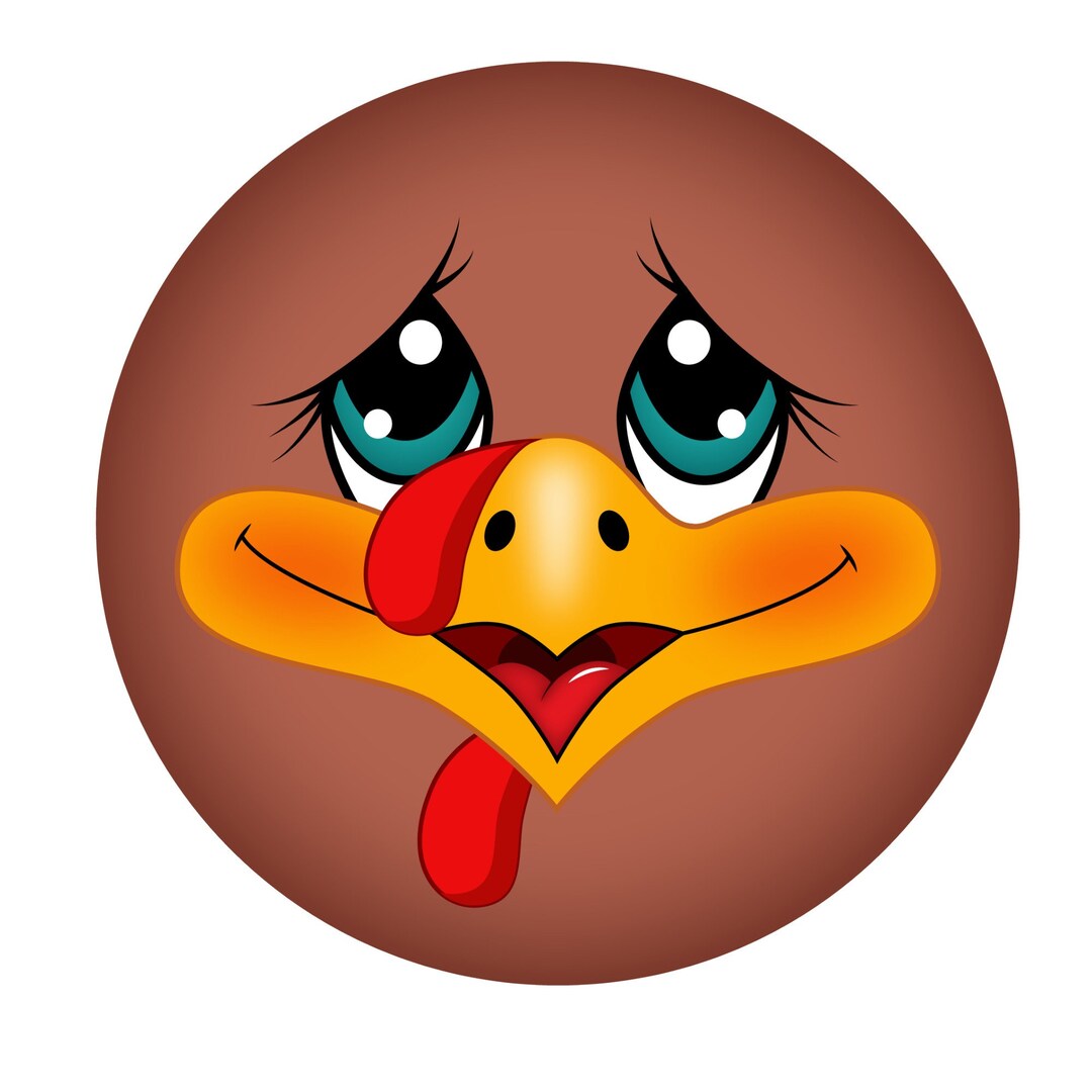 Turkey Face Wreath Sign Wreath Attachment Metal Sign for - Etsy