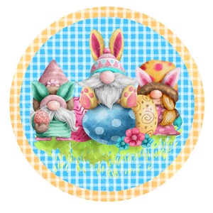 Easter Gnome Wreath Sign Signs for Wreaths Metal Wreath - Etsy